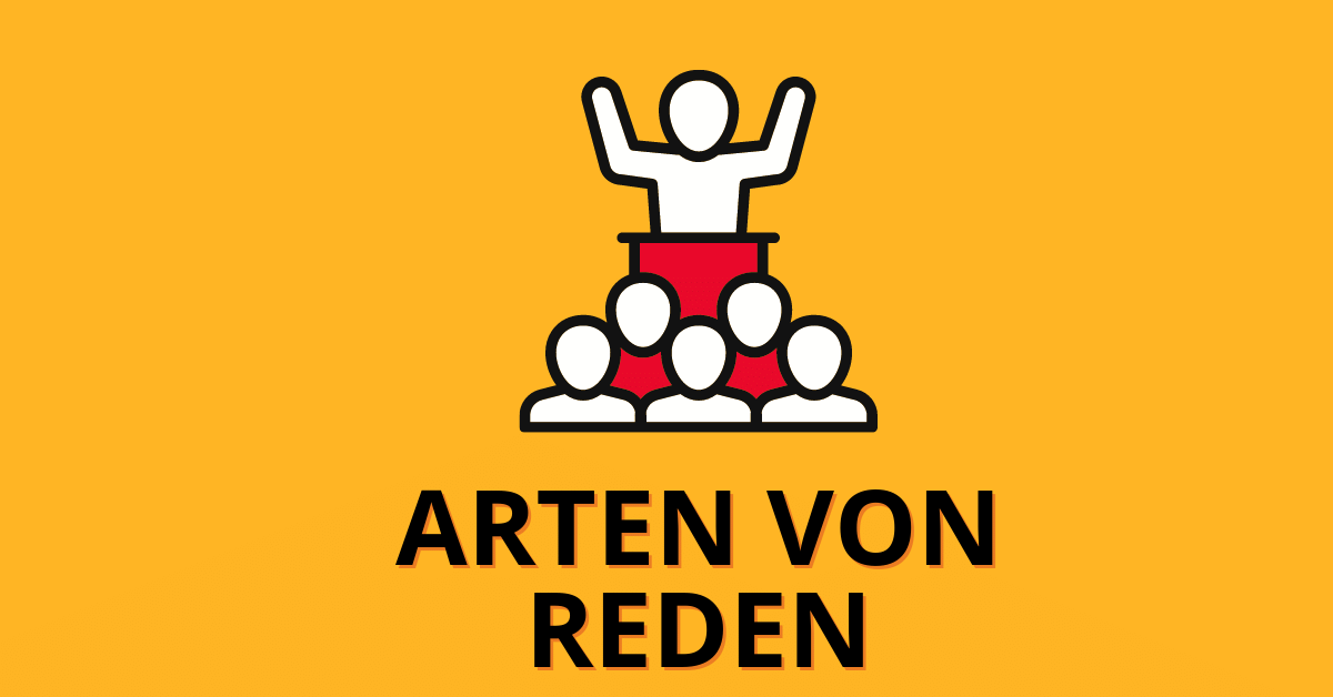 Diese Arten von Reden gibt es | Dein Sprachcoach Maria