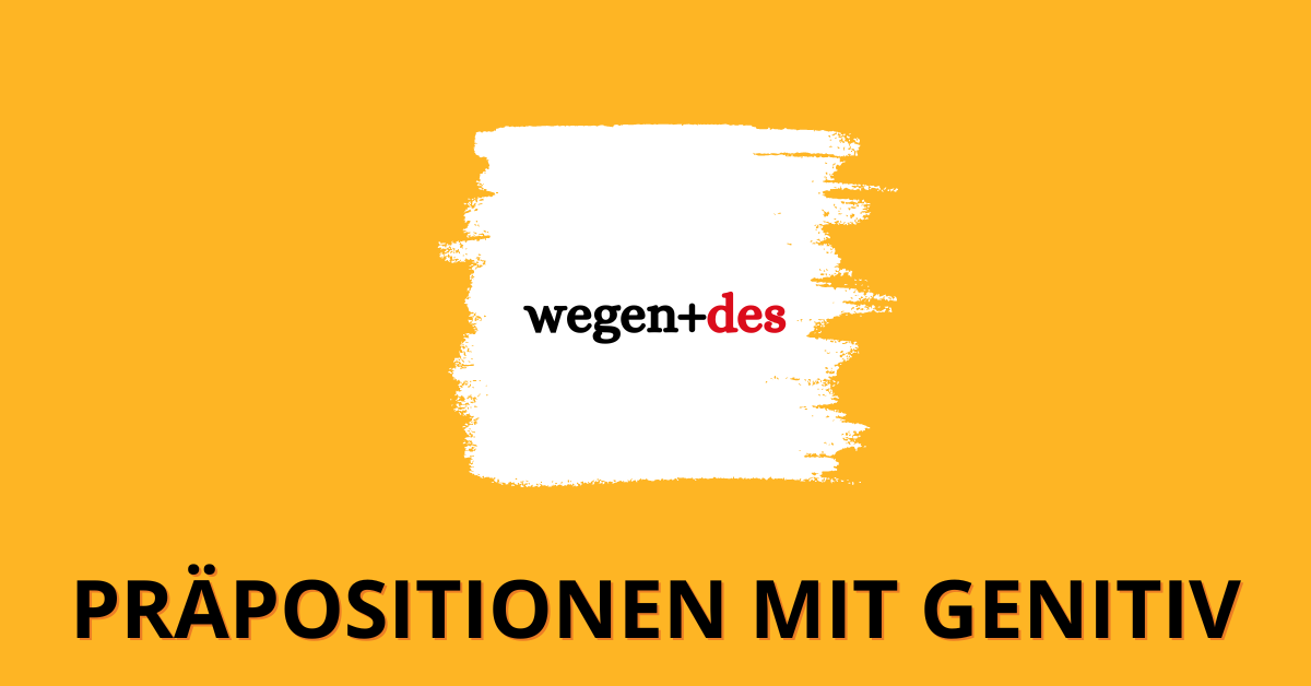 Präpositionen mit Genitiv: sind sie wichtig? | DeinSprachcoach