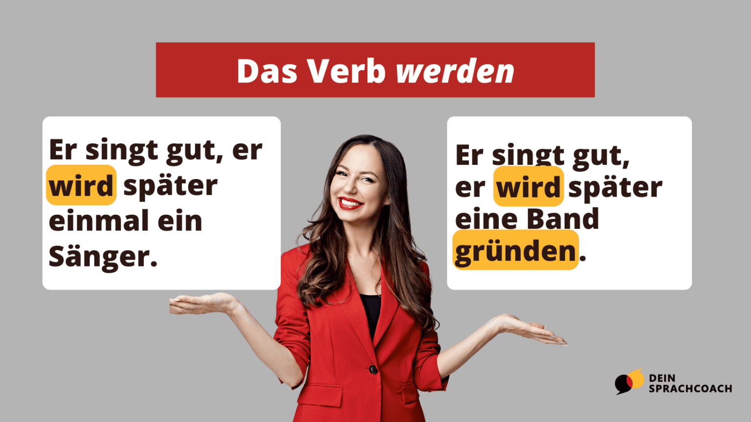 Das Verb „werden" | DeinSprachcoach