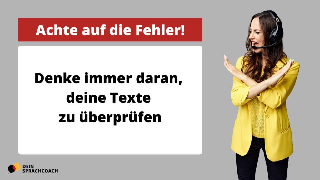 Grammatik prüfen | DeinSprachcoach