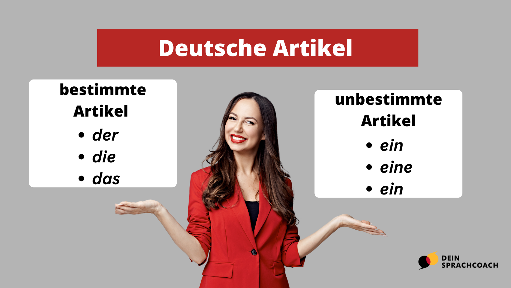 Unbestimmte Artikel | DeiSprachcoach