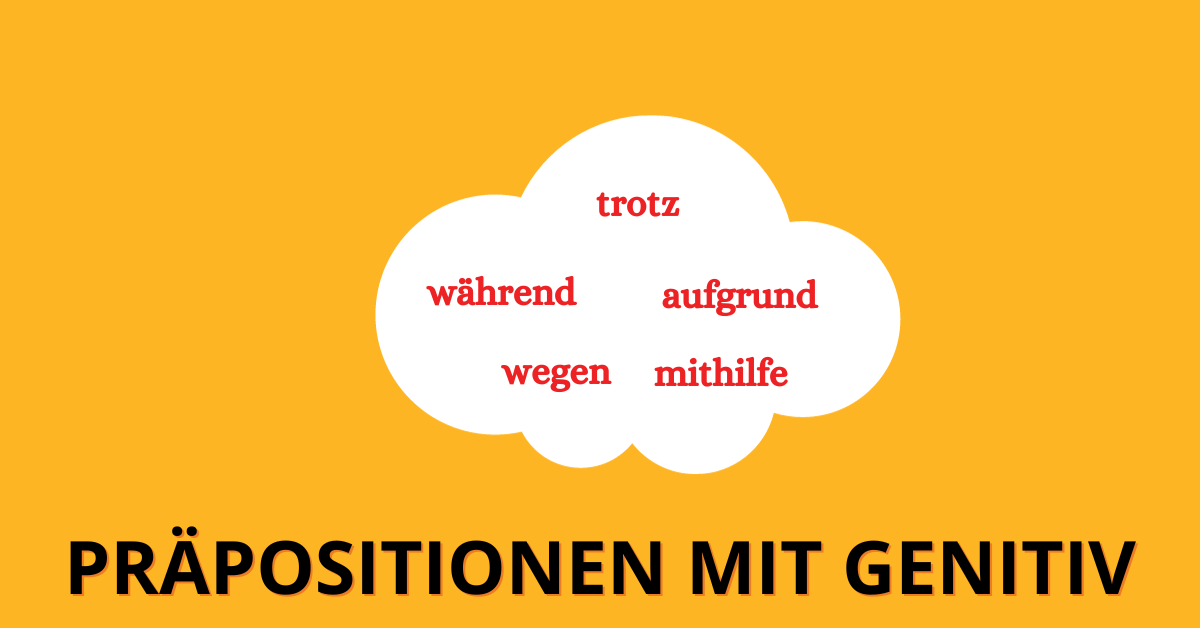 Präpositionen mit Genitiv | DeinSprachcoach