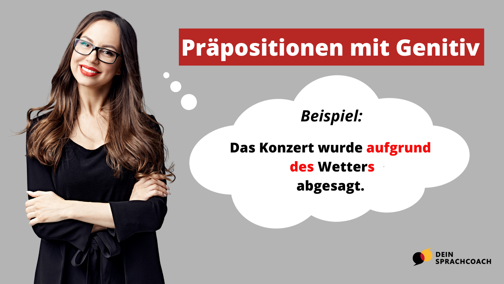Präpositionen mit Genitiv | DeinSprachcoach