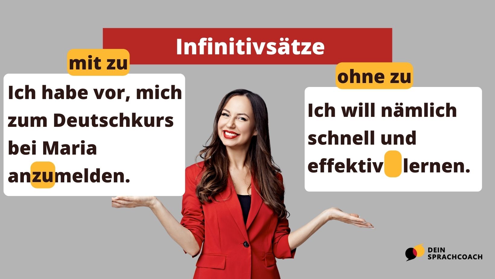 Infinitivsätze – Beispiele und Übungen