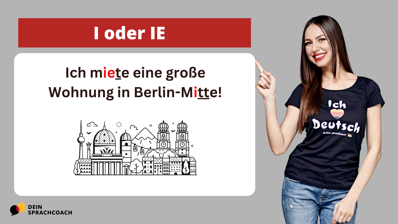 I oder ie – Regeln lernen und anwenden! - Dein Sprachcoach Maria